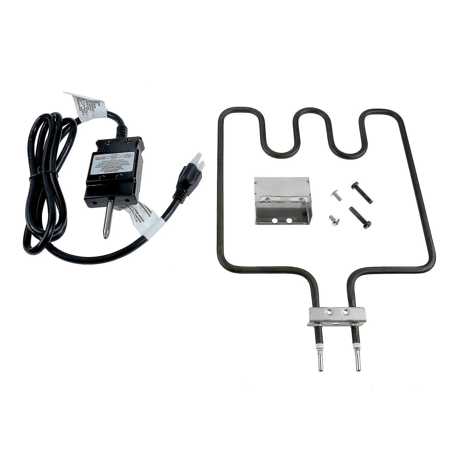 Electric Smoker Grill Heating Element with Adjustable Thermostat Cord ...
