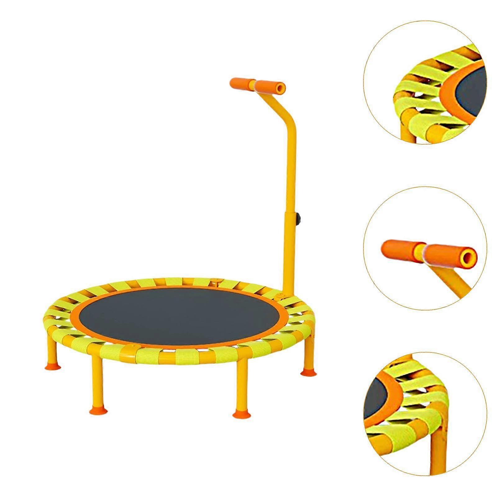 Kids Trampoline Steel Tube Mini Trampoline Toy Quiet Sturdy Compact ...