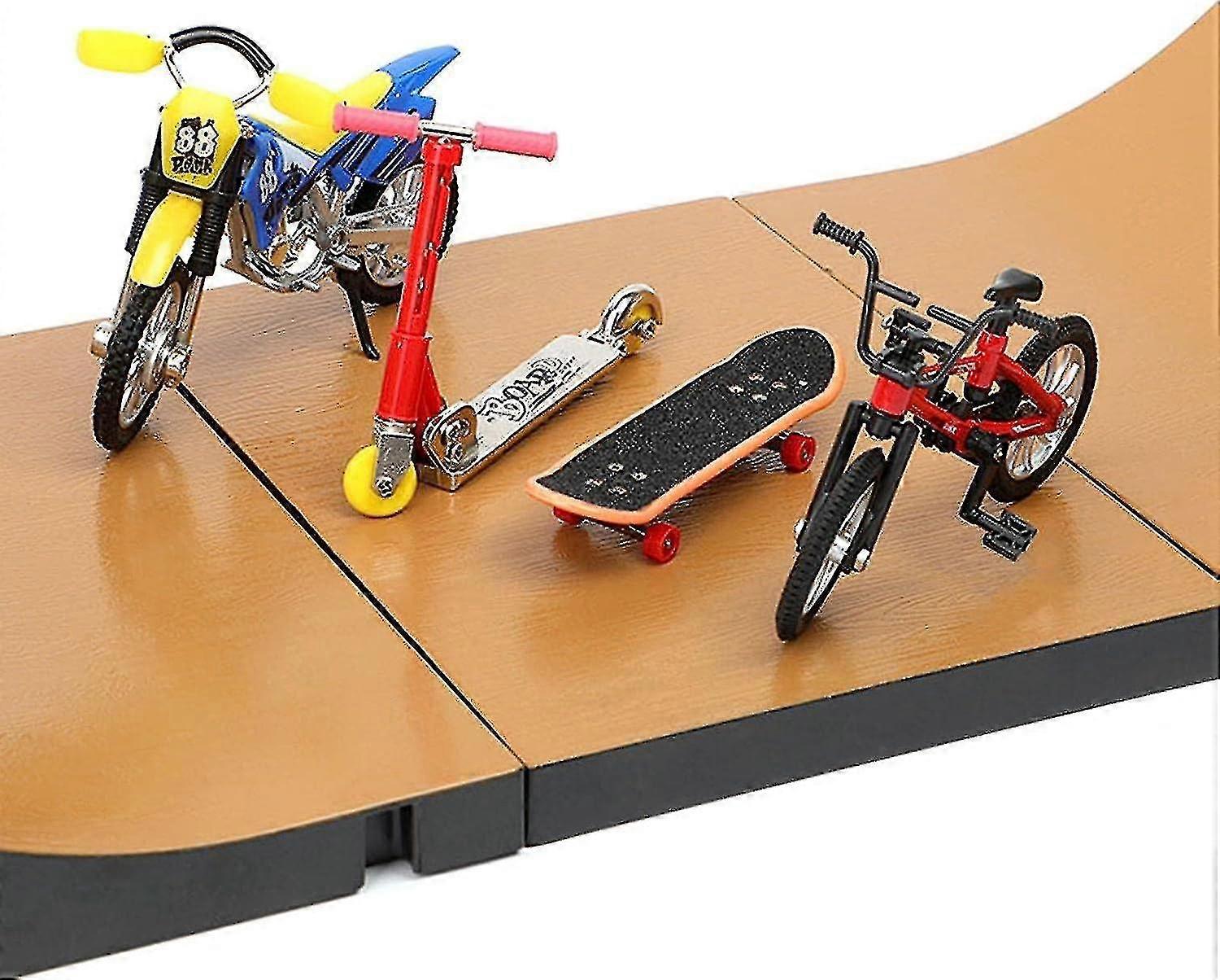 Finger Skate Park Ultimate Half Pipe Ramp Set, Finger Skateboards Ramp ...