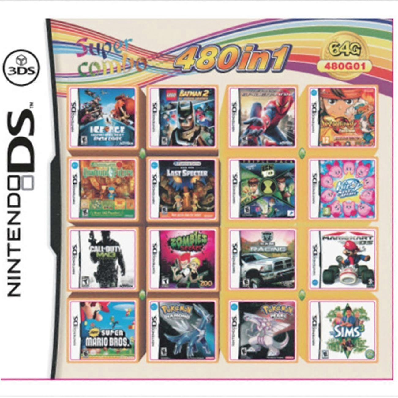 Compilation Game Cartridge Card For Nintendos DS 3DS 2DS Super Combo ...