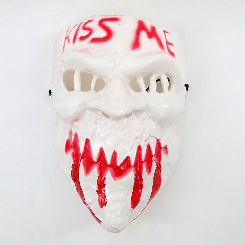 Scary Movie Hard Plastic Mask Wig Party Costume Clown DC Mask The Dark ...