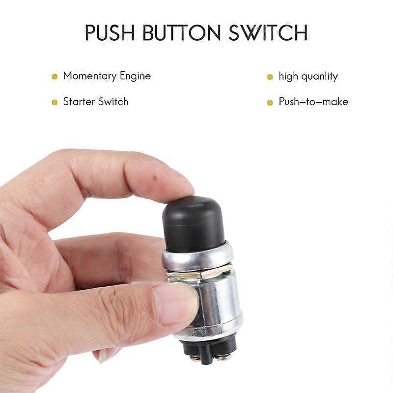 Engine Start Push Button Momentary Start Switch 12V Dc (50 Amps ...