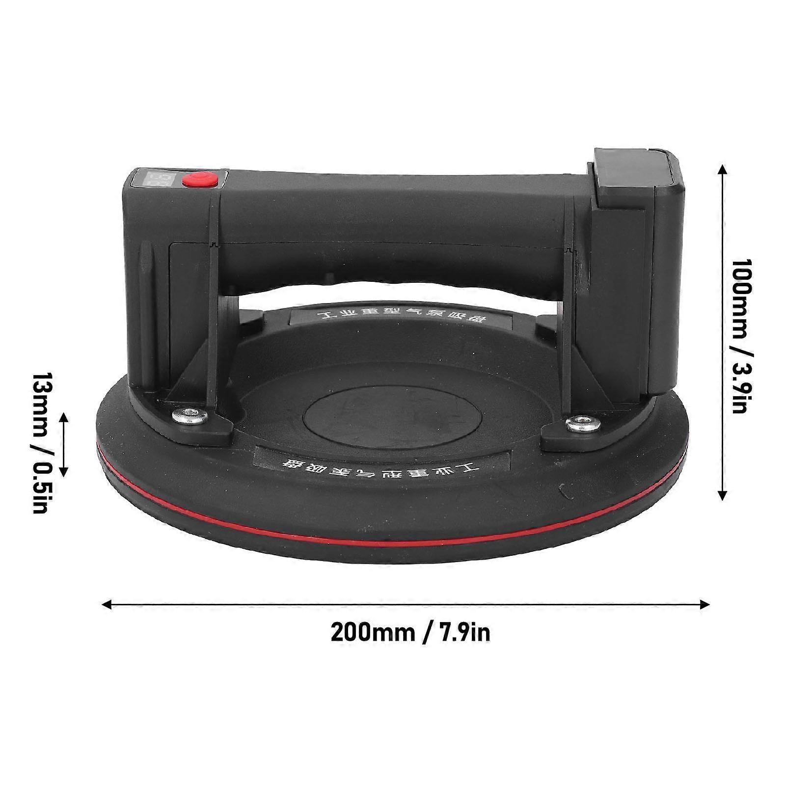 8 Inch Electric Suction Cup 21V Battery Powered 600LBS Load Heavy Duty ...