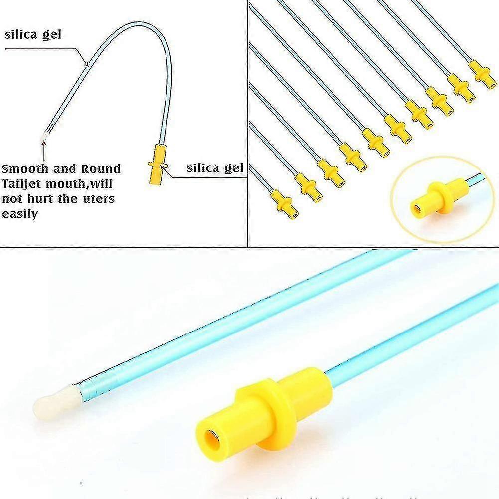 20pcs Dog Artificial Insemination Tool Ai Breed Feed Whelp Catheter Rod ...