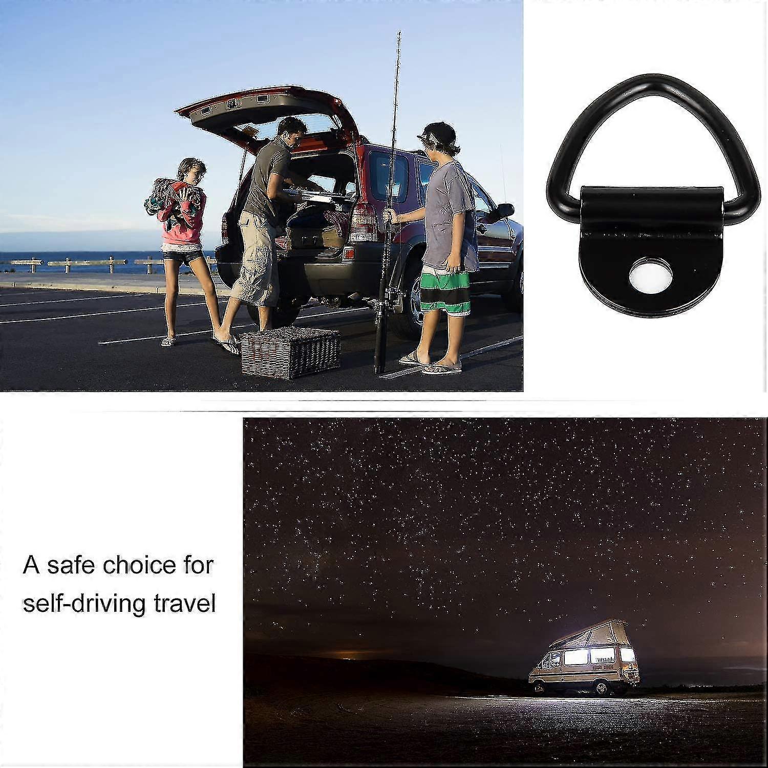 8 Pcs Tie Down Rings Heavy Duty Tie Down Anchor D Ring For Boats Vans ...