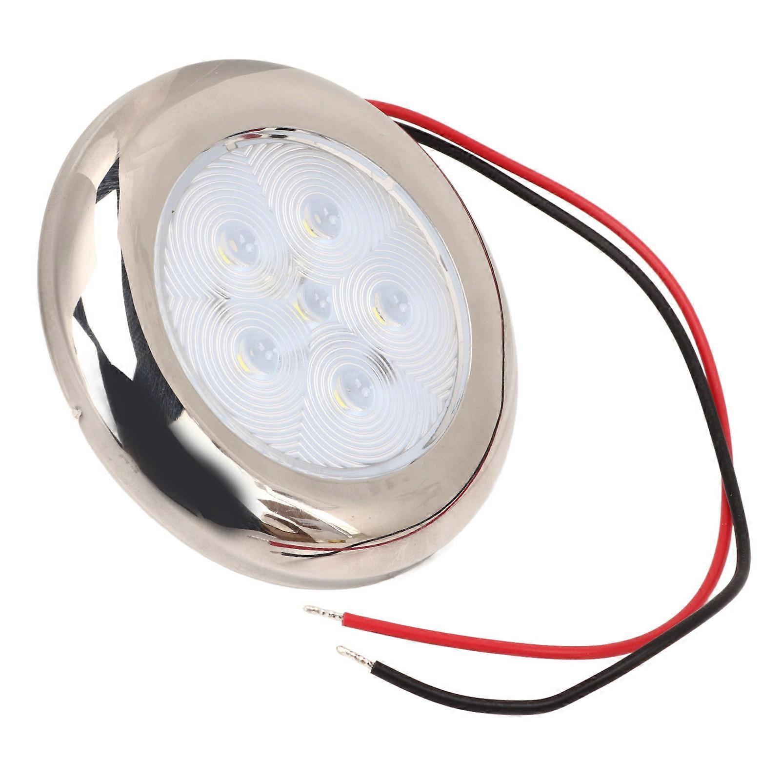 12V RV LED Ceiling Dome Light IP65 Waterproof White Lighting for Boat ...