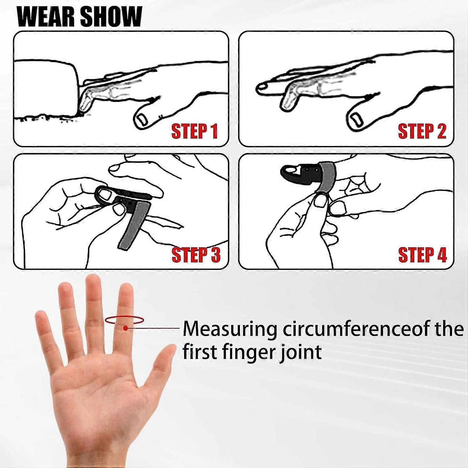 Finger Splint Brace, Mallet Finger Splints Pinky, Plastic Finger ...