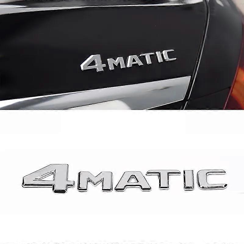 3D 4MATIC Logo Car Trunk Emblem Badge For Mercedes AMG E C S GLC GLA ...
