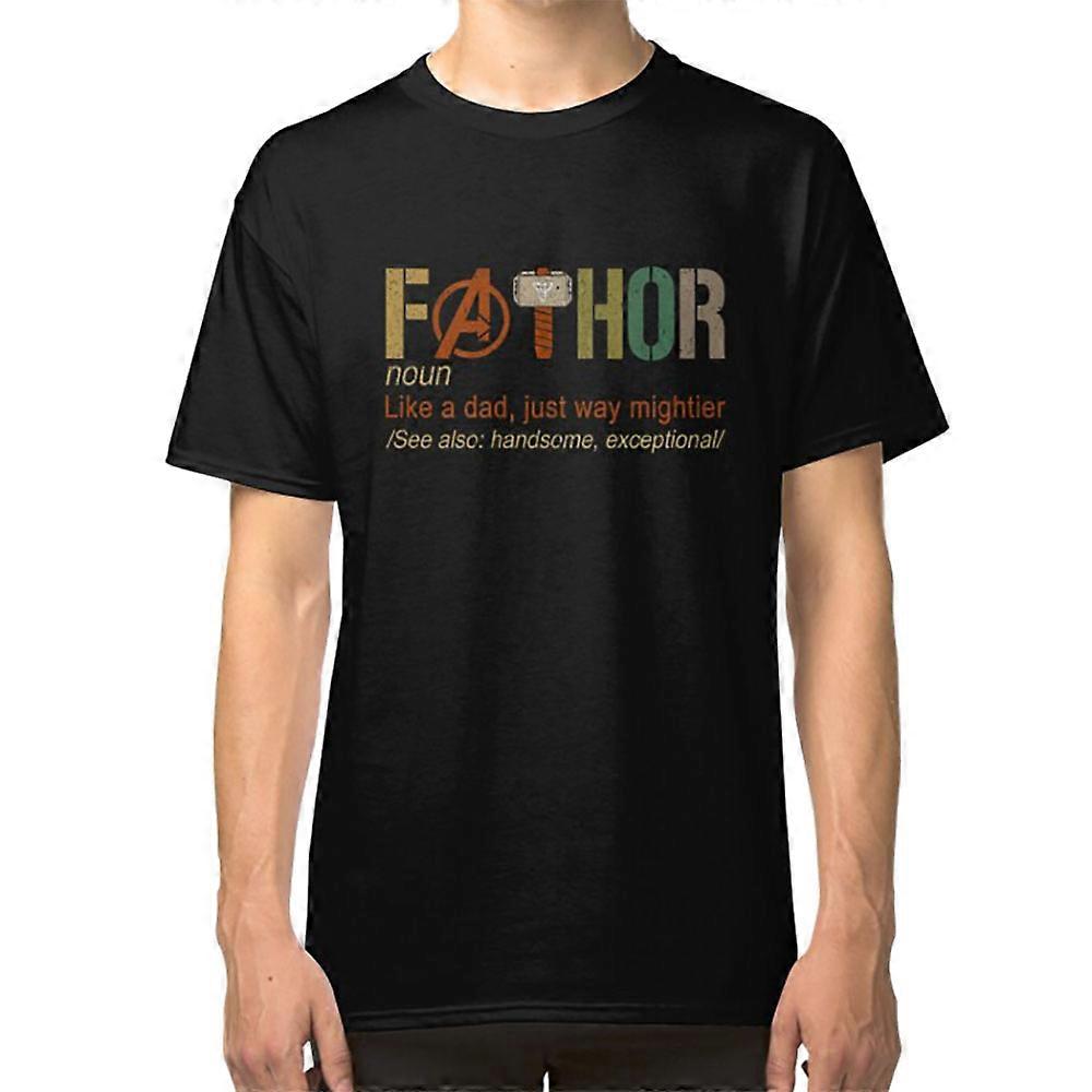 Fa-Thor Like Dad Just Way Mightier Hero T-shirt | Fruugo UK