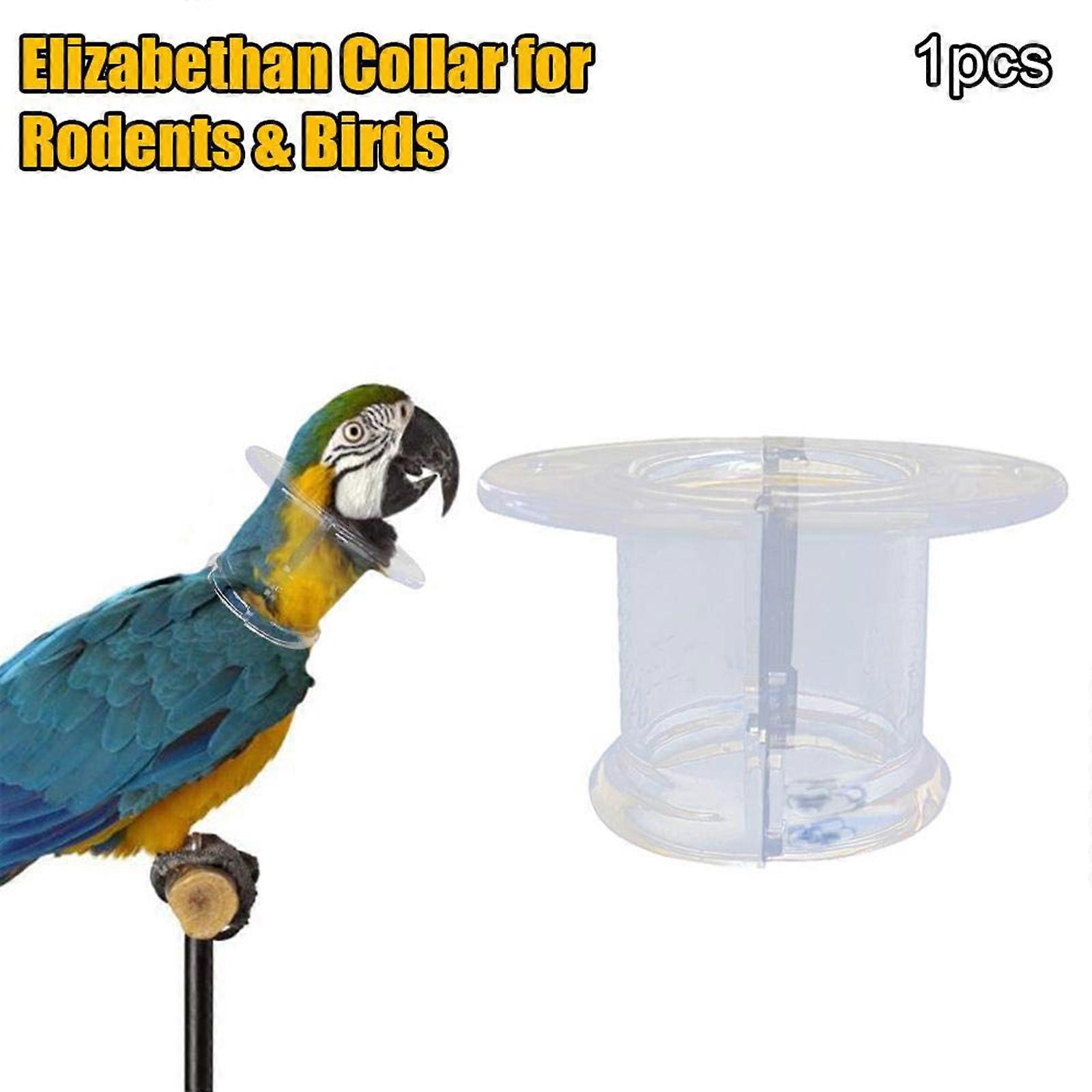 Bird Collar Parrot Anti-bite Recovery Cone Feather Plucking Neck Cover ...