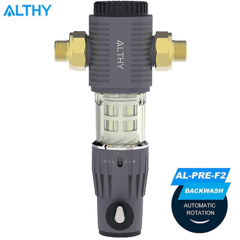 ALTHY PRE-F2 Auto-rotating Scraper Backwash Prefilter Whole House Spin ...