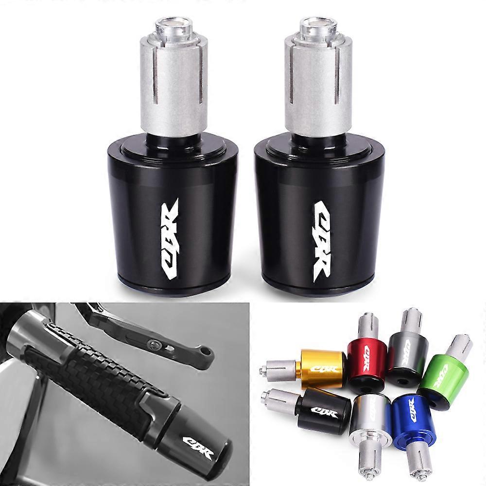 Motorcycle grip handle bar End Handle Bar Grips Cap Anti Vibration Plug ...