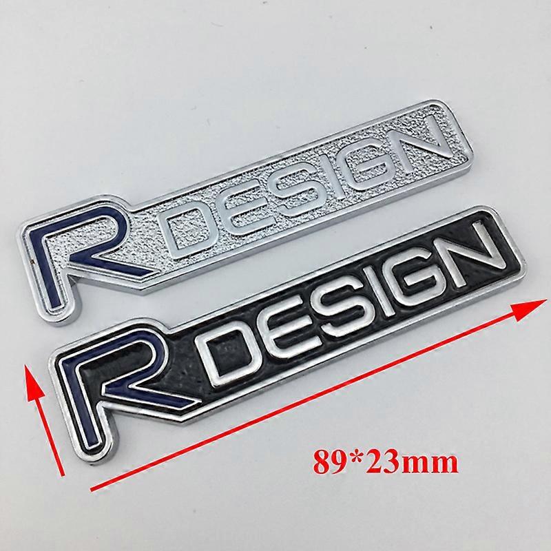 3D Car Trunk R Design Rdesign Grill Emblem For Volvo S60 Rdesign ...
