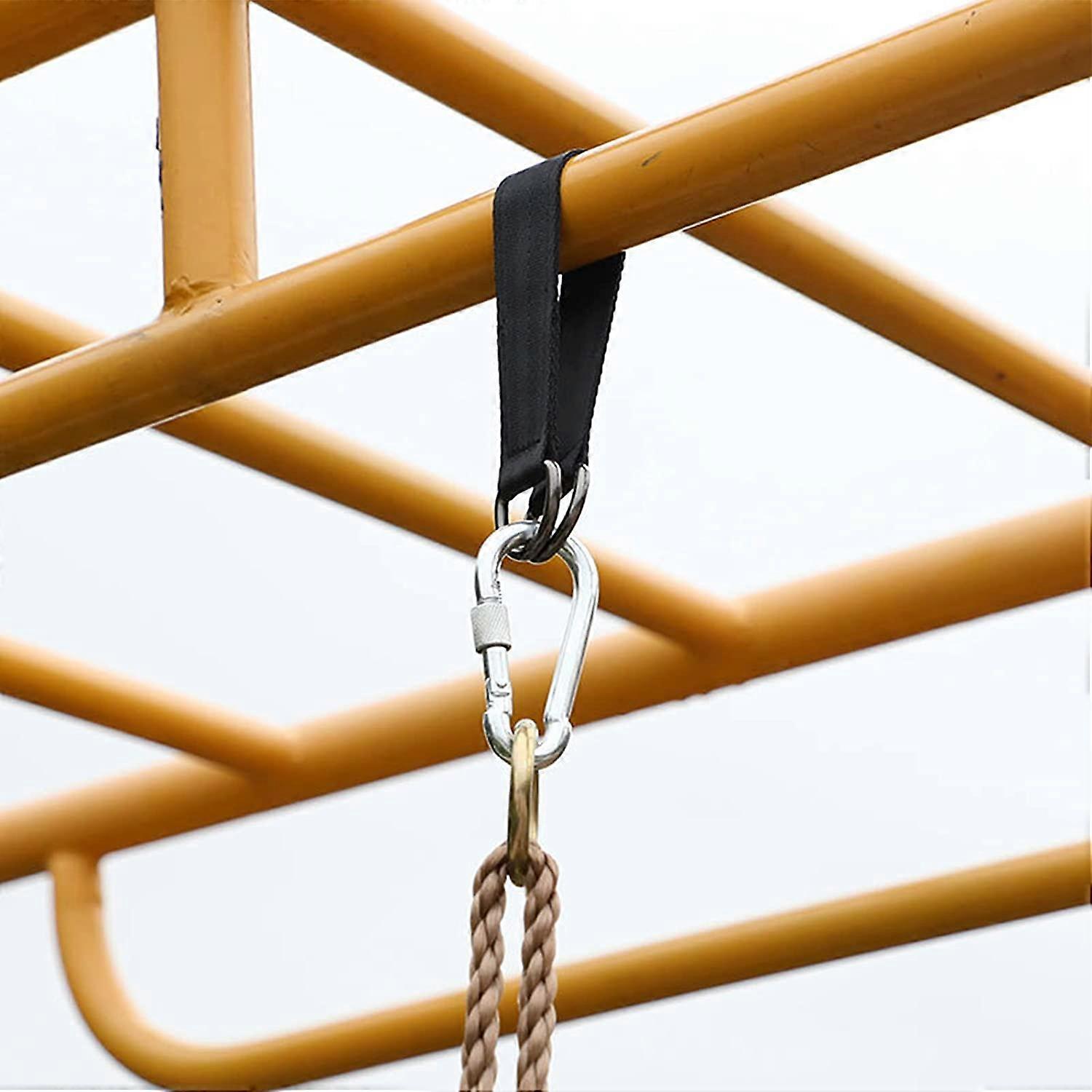 Swing Hanging Straps, 2 PCS Adjustable Tree Swing Straps with 2 PCS ...