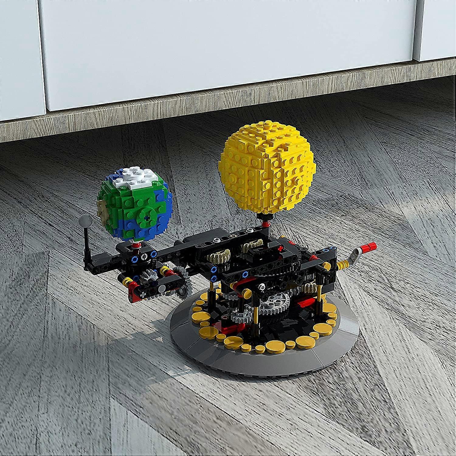 Toy Building Set - Earth Revolving Around the Sun Block - Rotating ...