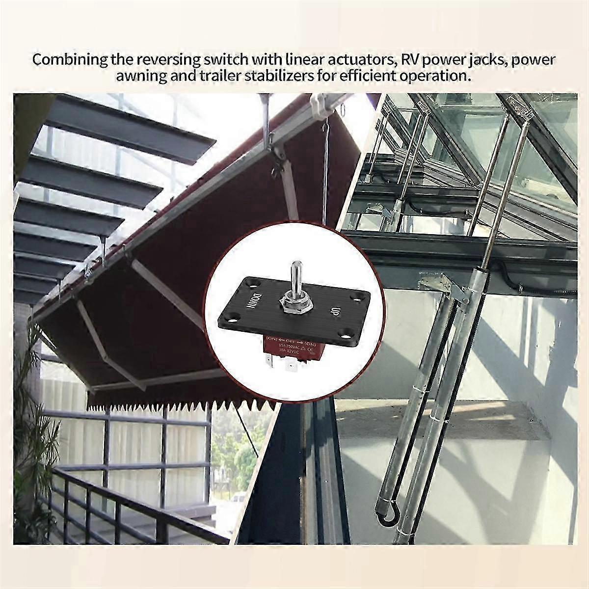 Rocker Toggle Switches Momentary Polarity Reverse Switch 6 Pin 3 ...