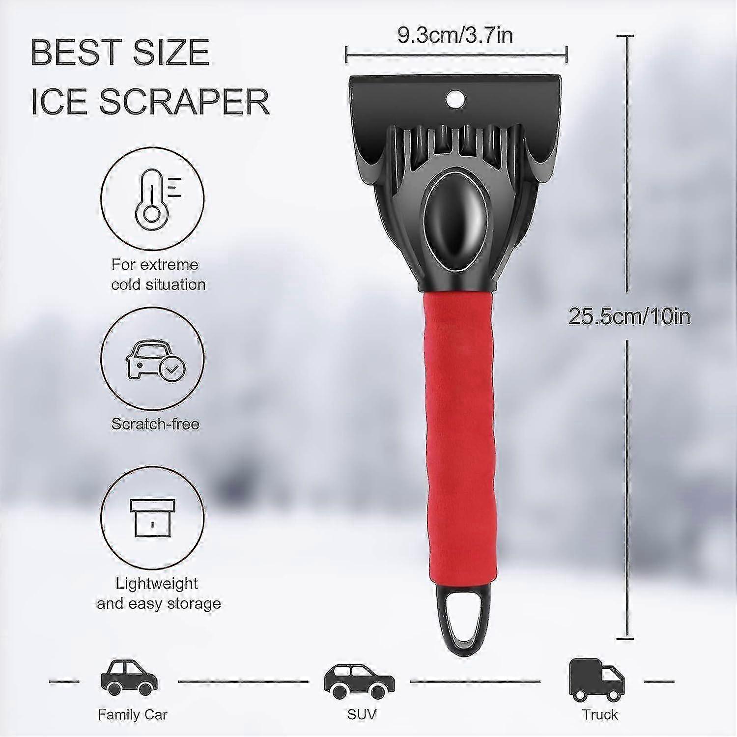 Snow Scrapers,car Windshield Ice Scrapers, Frost Scraper And Windshield ...