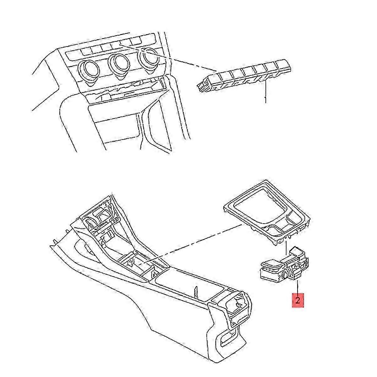 Car Electric Hand Brake Switch Parking Assist Switch Button for ...