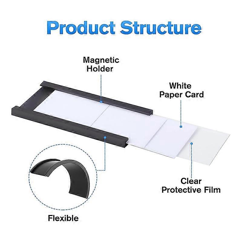 Magnetic Label Holder C Channel Magnetic Labels, Magnetic Data Card ...