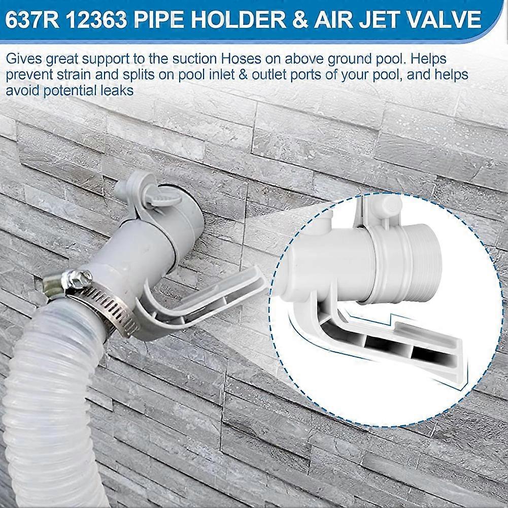 637R 12363 Pipe Holder & Air Jet Valve, Compatible for Intex C1000 ...