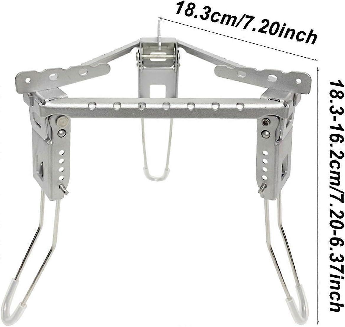 Folding Stove Stand with Adjustable Stainless Steel Grate, Portable ...