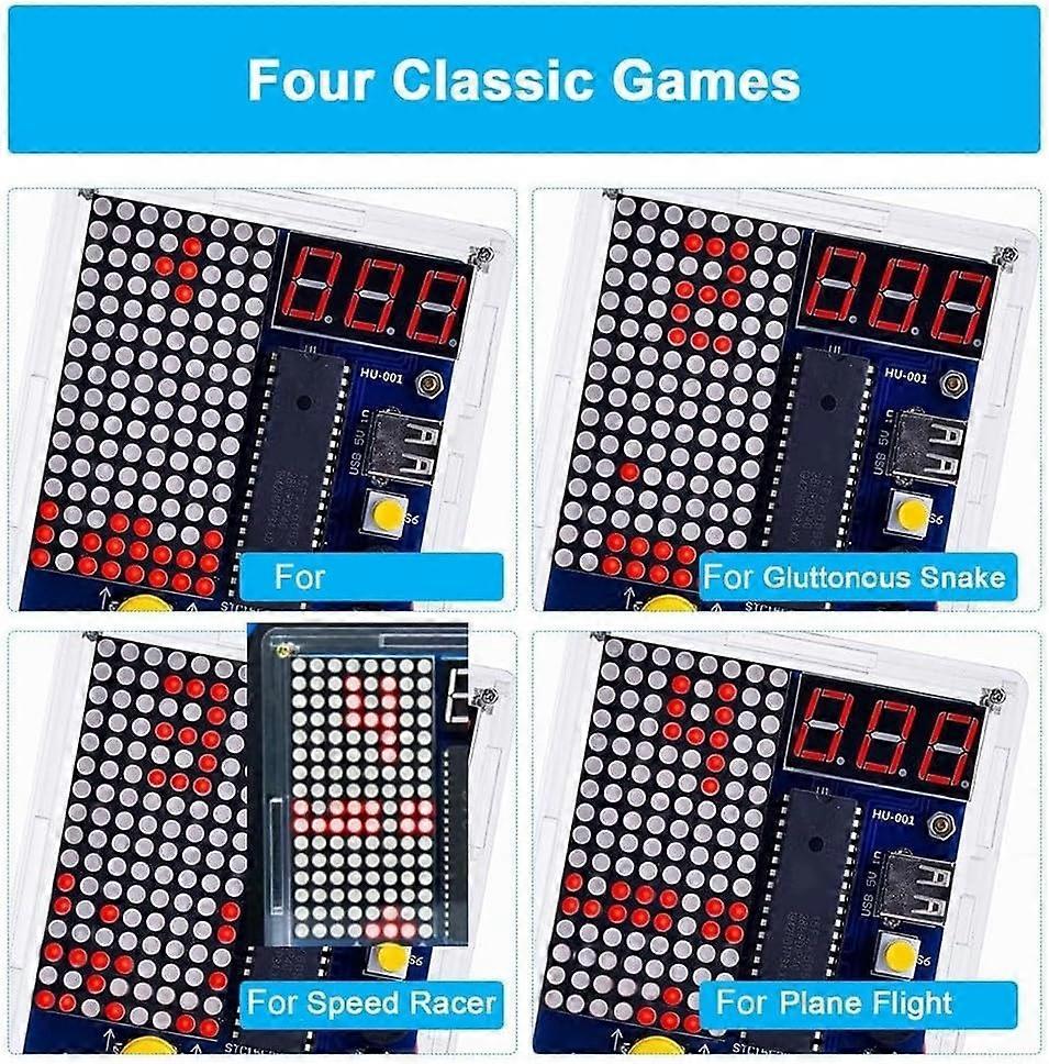 DIY Electronic Game Console Kit for Learning Circuit Design and ...