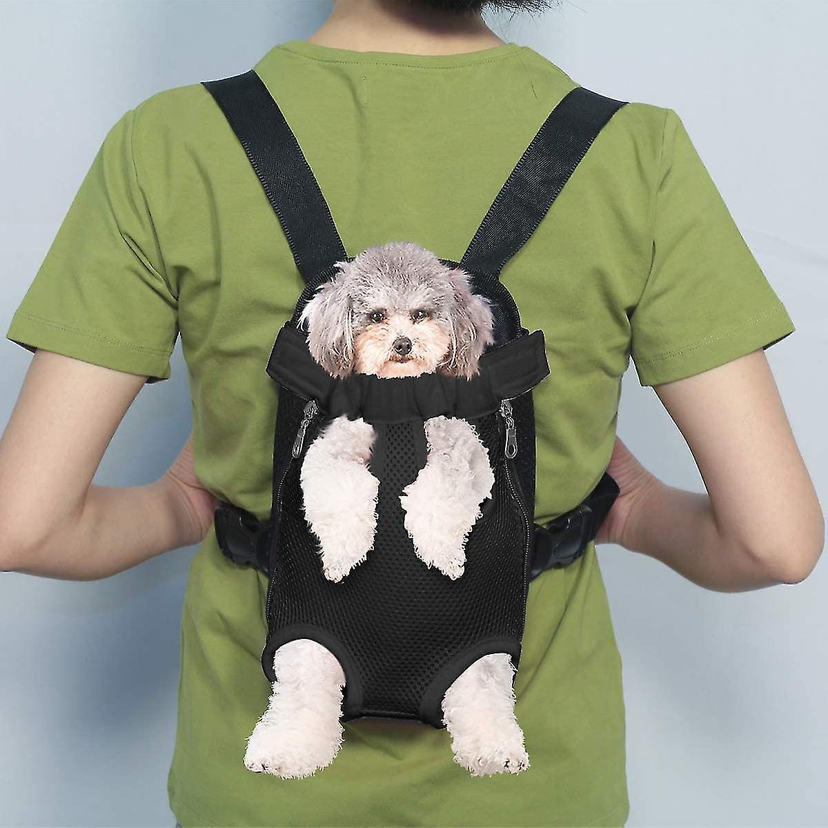 Pet Backpack Small And Medium Adjustable Pet Backpack Dog Travel Away ...