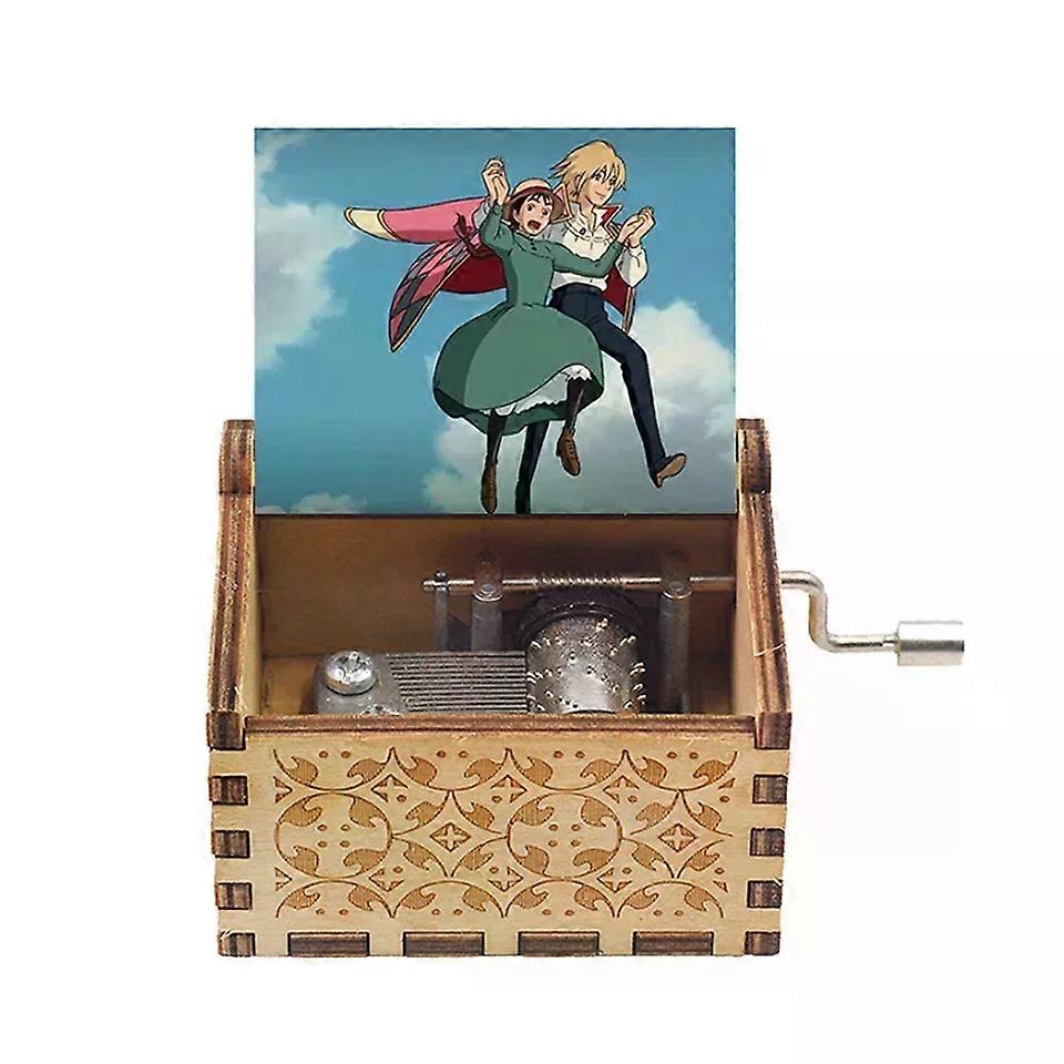 1pcs-Howl Castle Music Box Anime Theme Music Merry Go Round of Life ...
