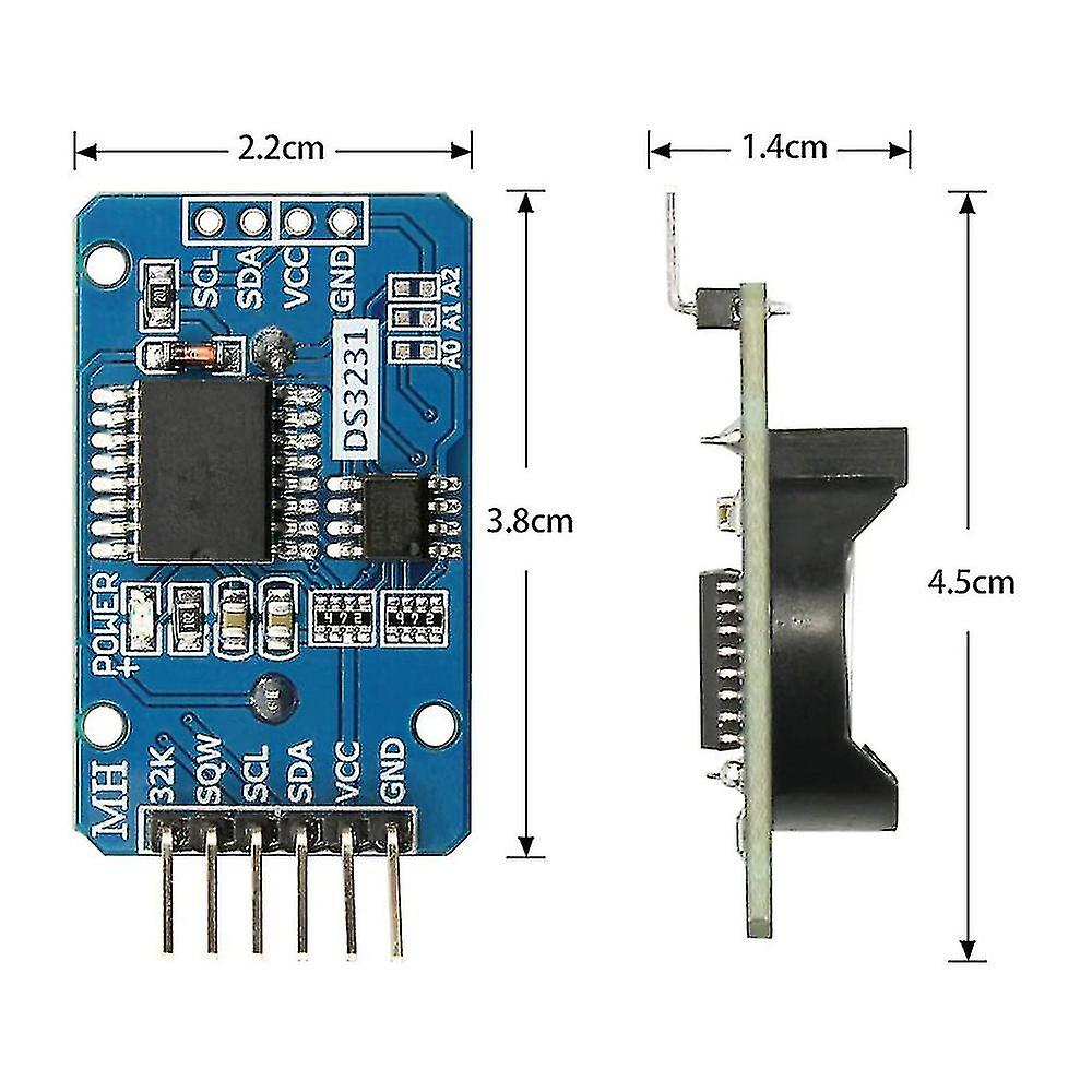 3 Piece Set Ds3231 At24c32 Iic Rtc Clock Module Real Time Clock Module ...
