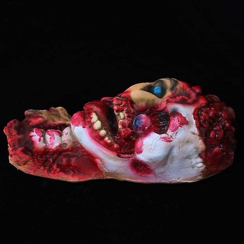 Halloween Decoration Severed Cut Off Head Scary Fake Bloody Body Parts ...