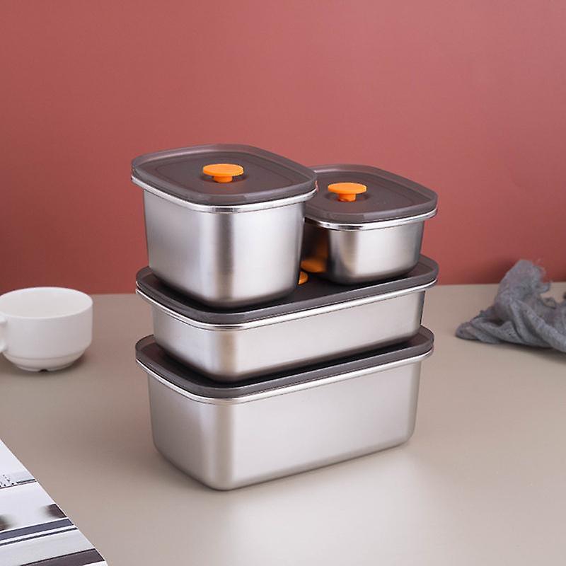 Microwaveable Lunch Box Leakproof 304 Stainless Steel Easy to Clean ...