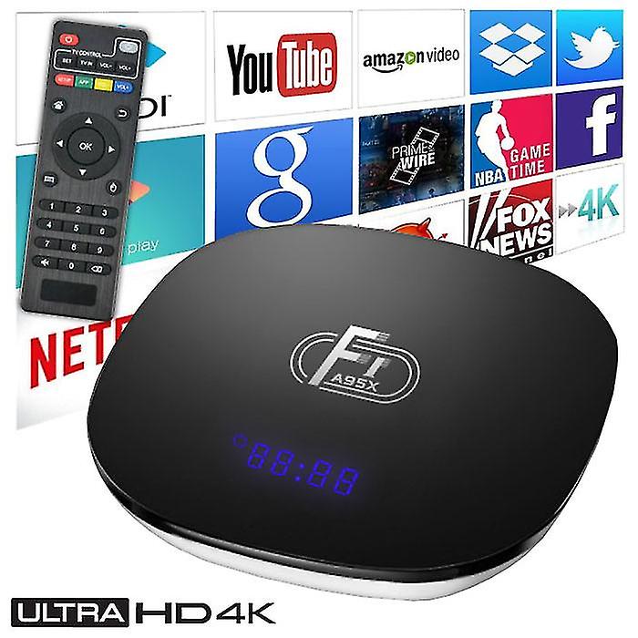 Stuff Certified® F1 A95X 4K TV Box Media Player Android Kodi - 2GB RAM ...
