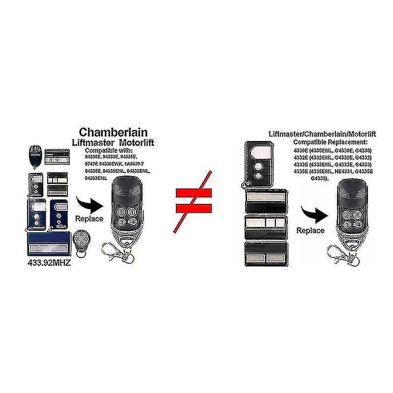 Chamberlain Liftmaster Garage-door Remote Control Motorlift 1a5639-7 D ...