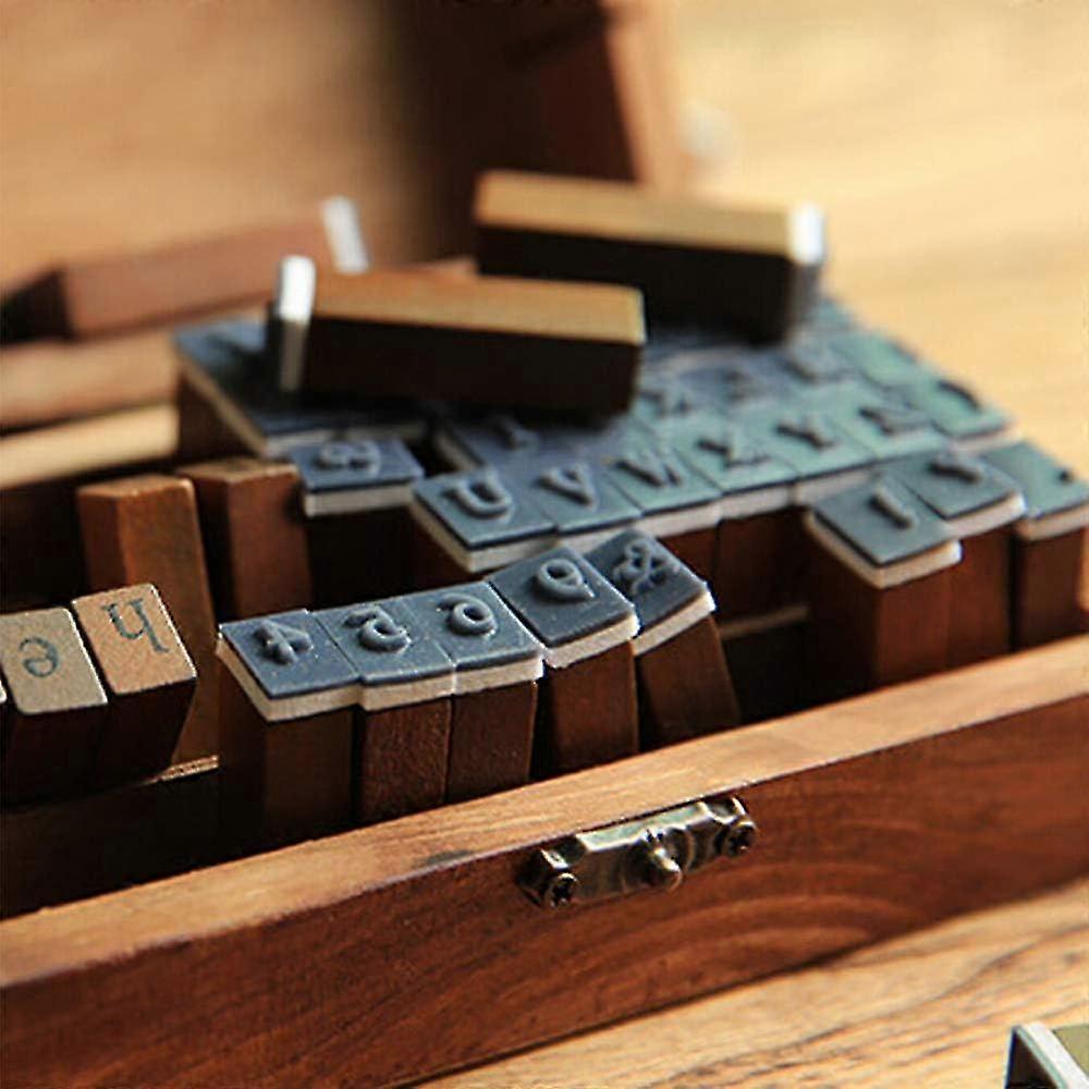 Alphabet Letter Stamp With Numbers And Symbols, 70 Pieces Stamp Set ...