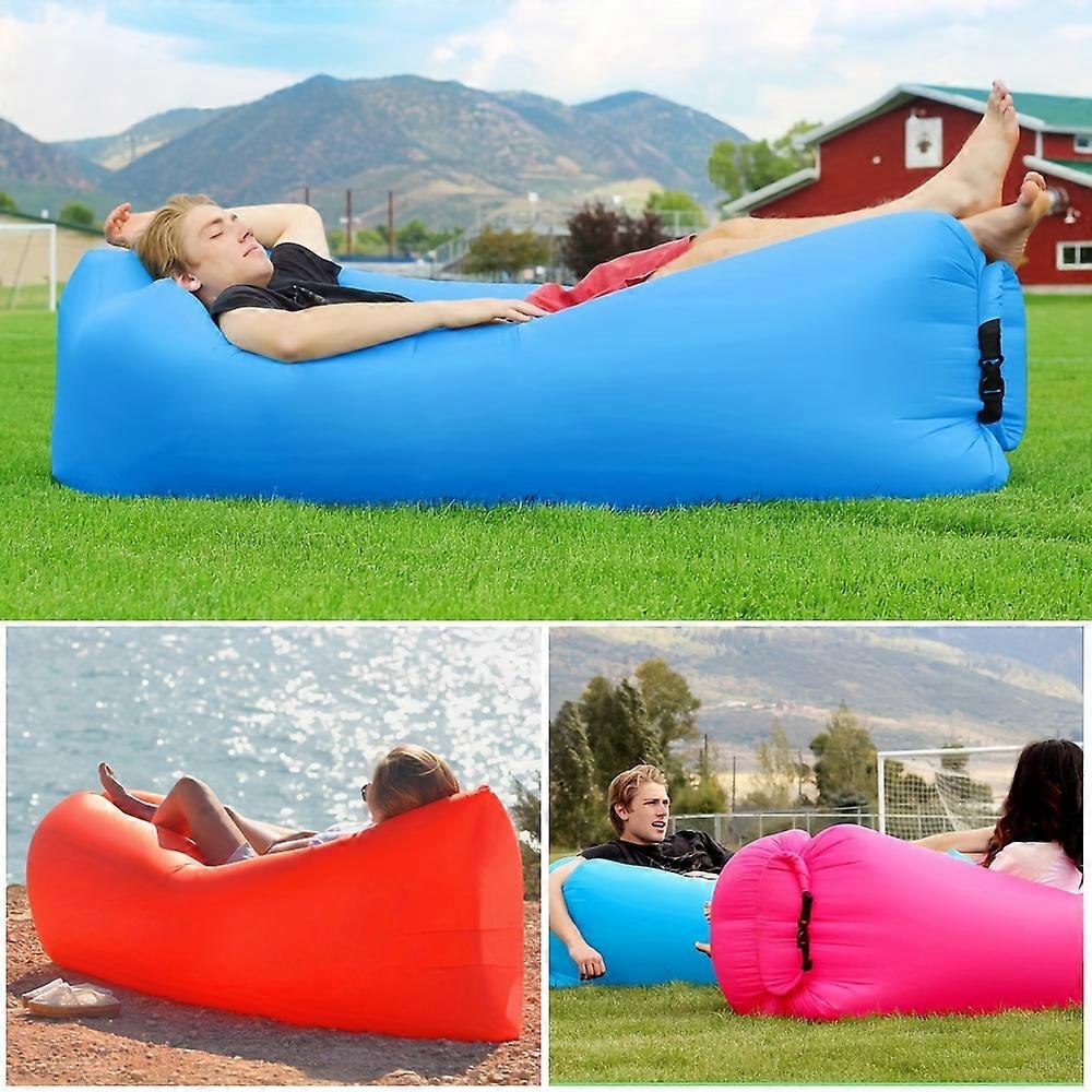 Relax In Comfort: Inflatable Lounger Air Sofa Hammock - Portable, Waterproof & Leakproof ...