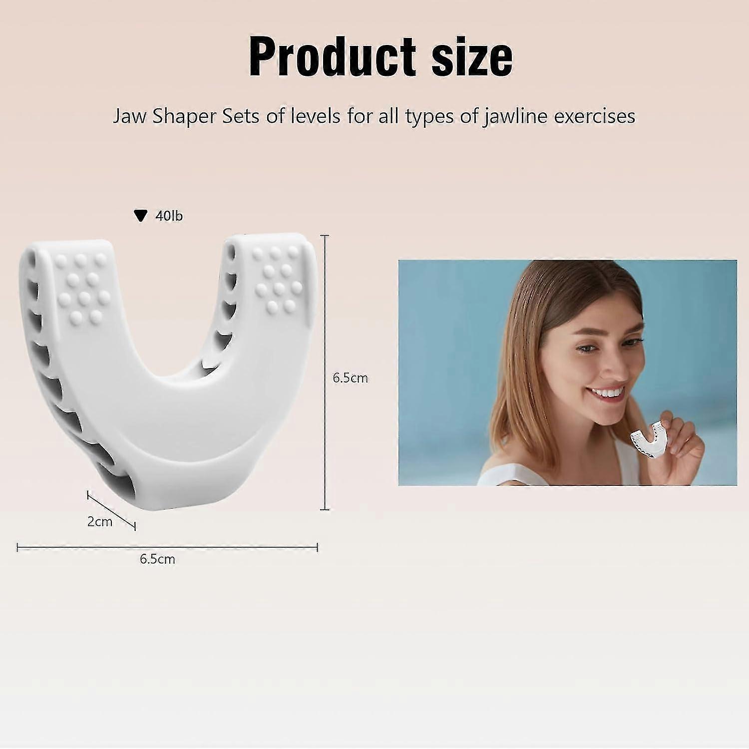 Jawline Trainer, Jaw Trainer, Jawline Exerciser For Men And Women, 40 ...