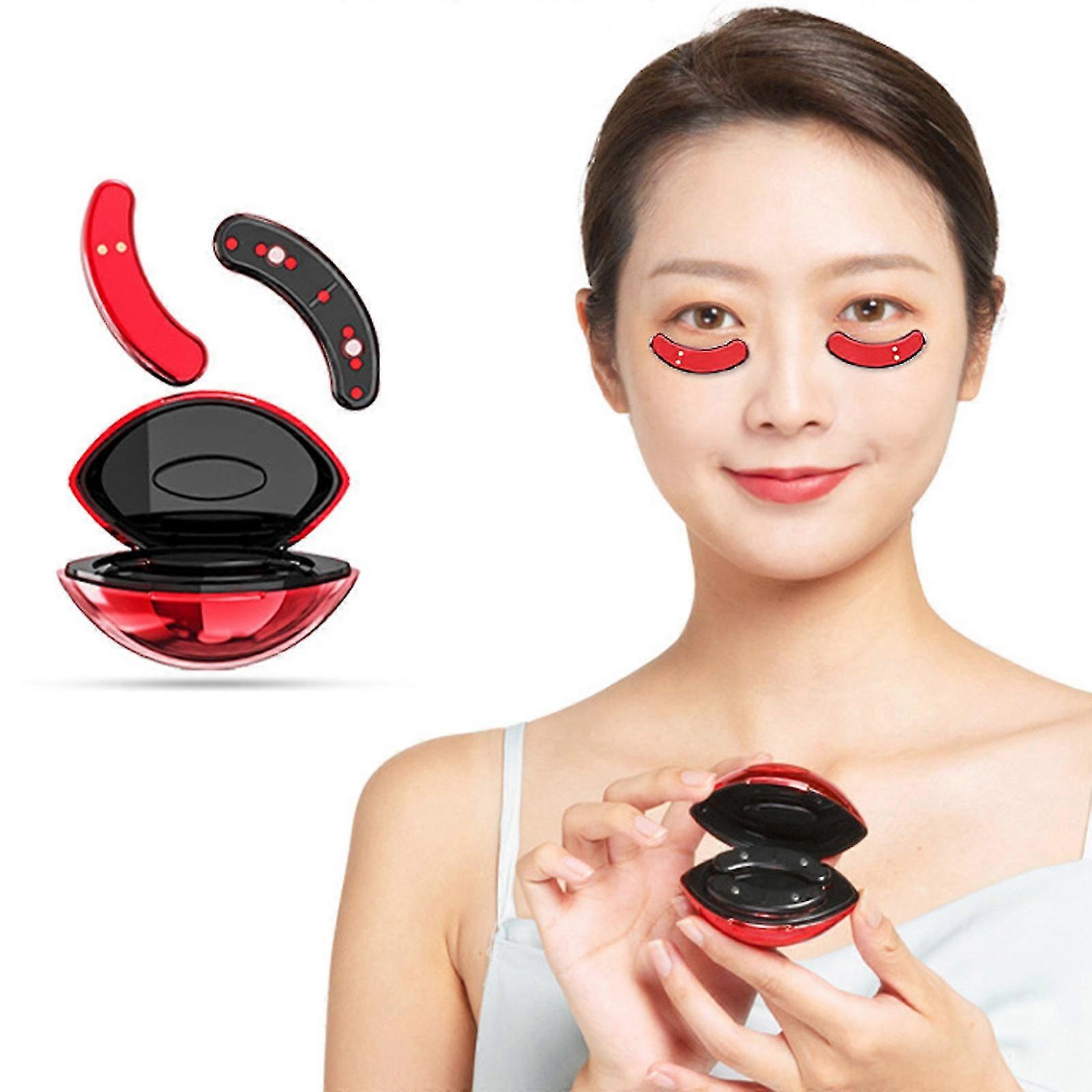 Micro Current Eye Care Massager Mini Eye Beauty Device Hot Compress ...