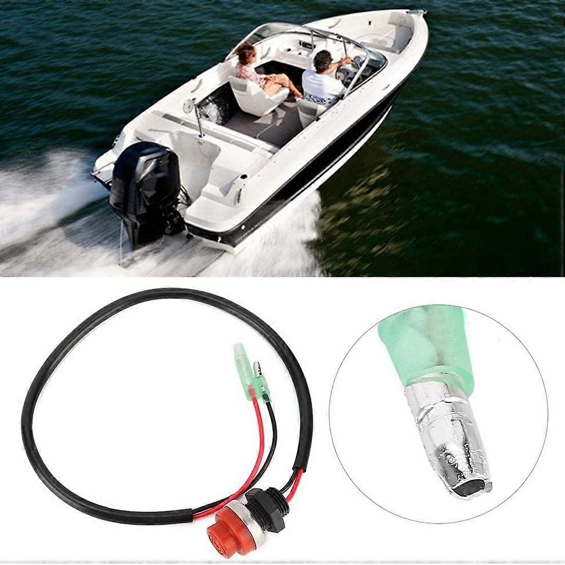 Universal Boat Outboard Engine Motor Start Kill Switch Keyless Push ...