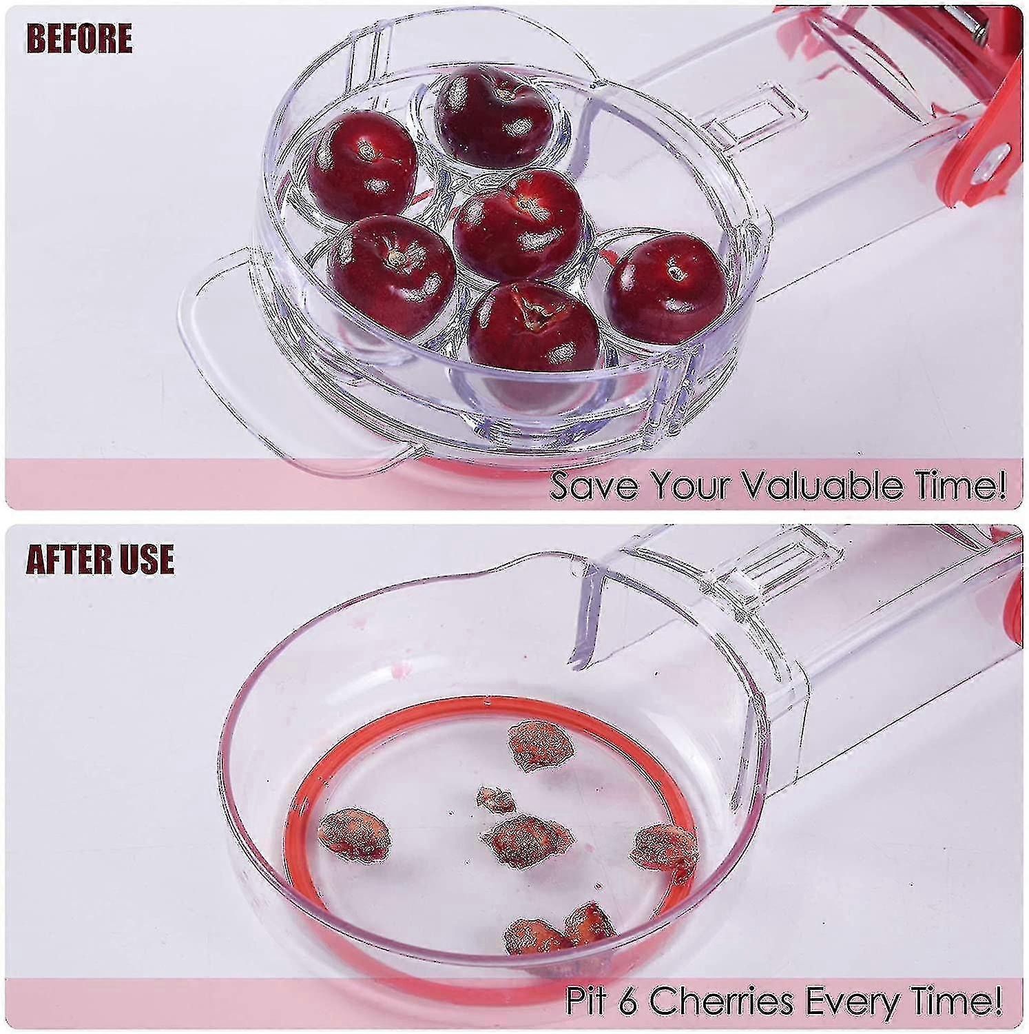 Cherry Pitter,stainless Steel Multiple Cherry Seed Extractor | Fruugo UK