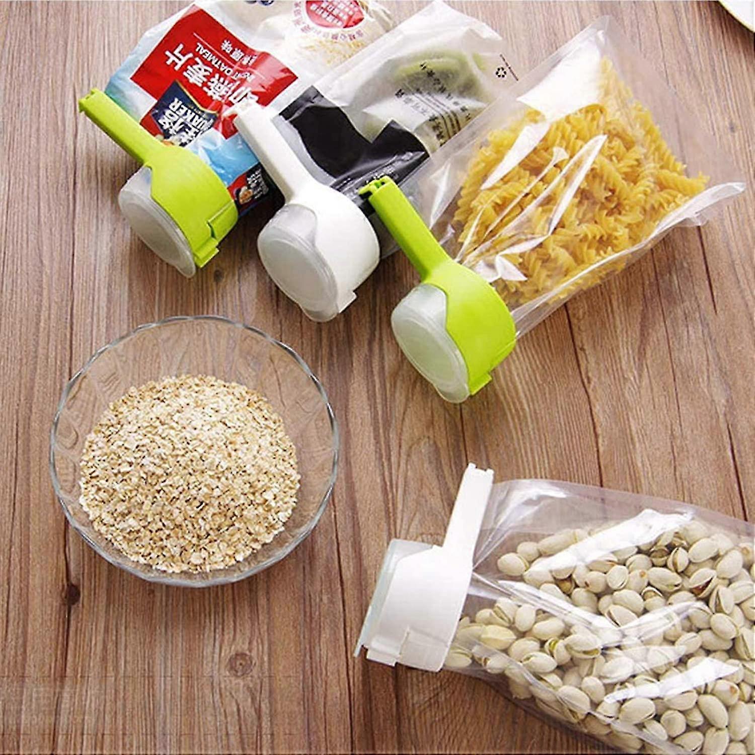4 Pieces Food Bag Clips, Kitchen Closure Clip, Airtight Storage ...