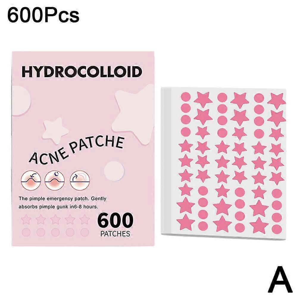 600PCS/SET Star Pimple Patch Acne Colorful Invisible Acne Stickers Skin ...