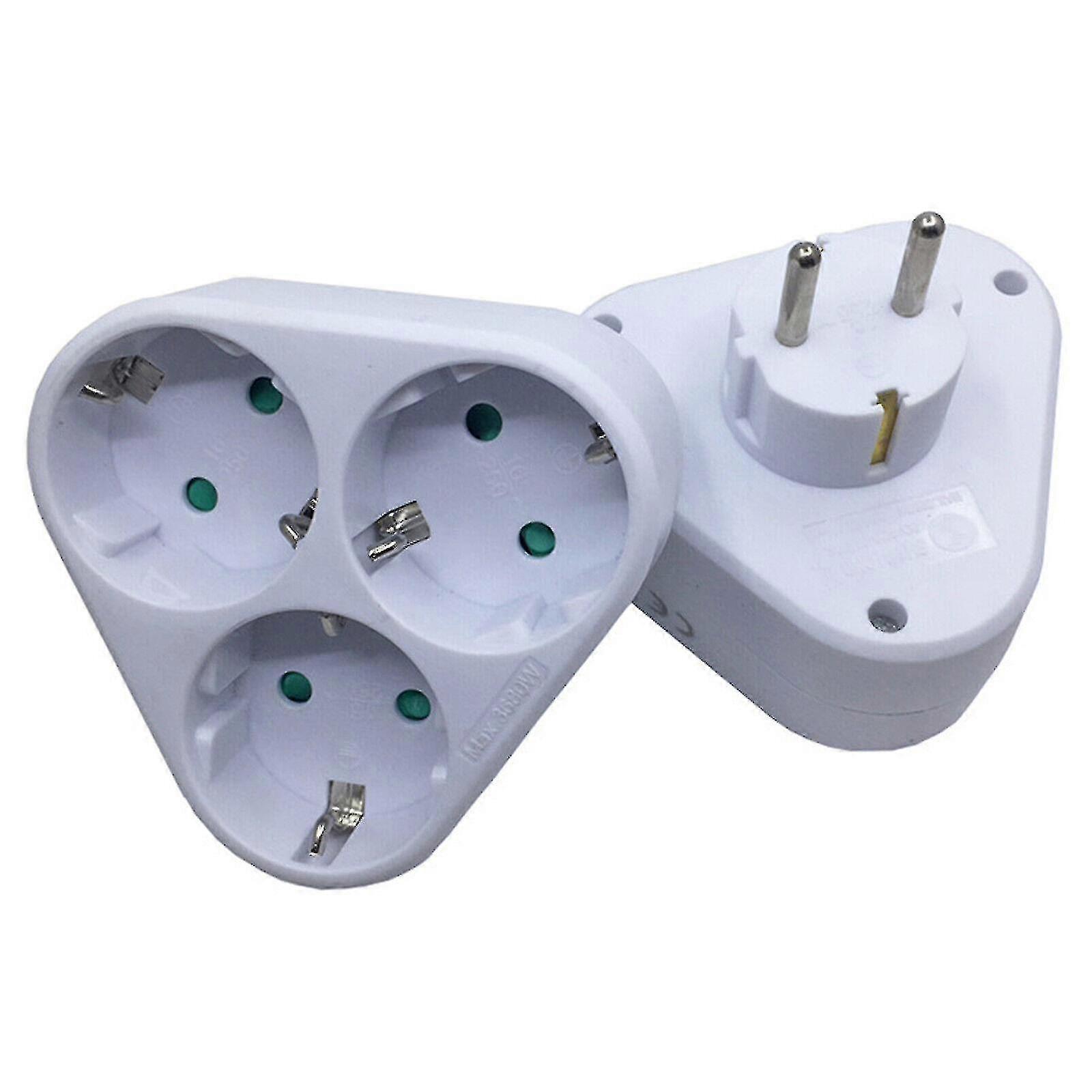 New 3-way Eu Socket, Socket Distributor, Socket Strip, Multiple Socket ...