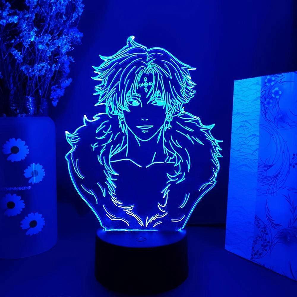 3D Night Light 7 Colors Changing LED Table Lamp CHROLLO LUCILFER ...