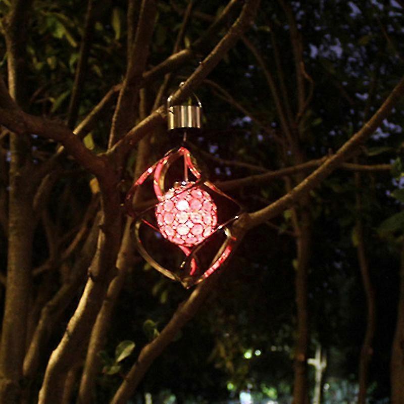 Solar Light Spiral Spinner Light Waterproof Rotating Hanging Wind Light ...