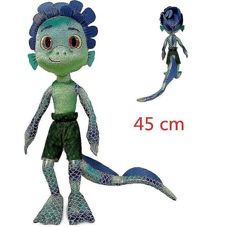 Pixar Luca Alberto Sea Monster Plush Toy 17-43cm Cartoon Cat Purple ...