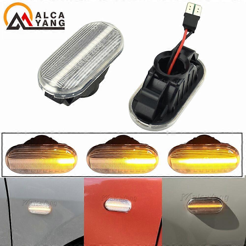 2 Pieces 12V Dynamic Side Marker Indicator car light Lamp NIS ...