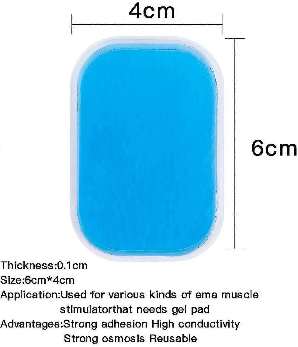 Pack Of 60 Ems Gel Pad, Gels Pad Compatible With Ems Trainer Abdominal ...