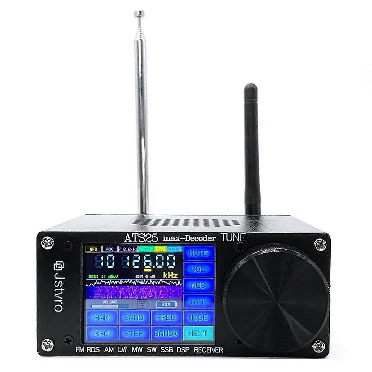 ATS-25Max-Decoder SI4732 Full Radio DSP FM LW MW SW SSB Receiver 2.4 ...