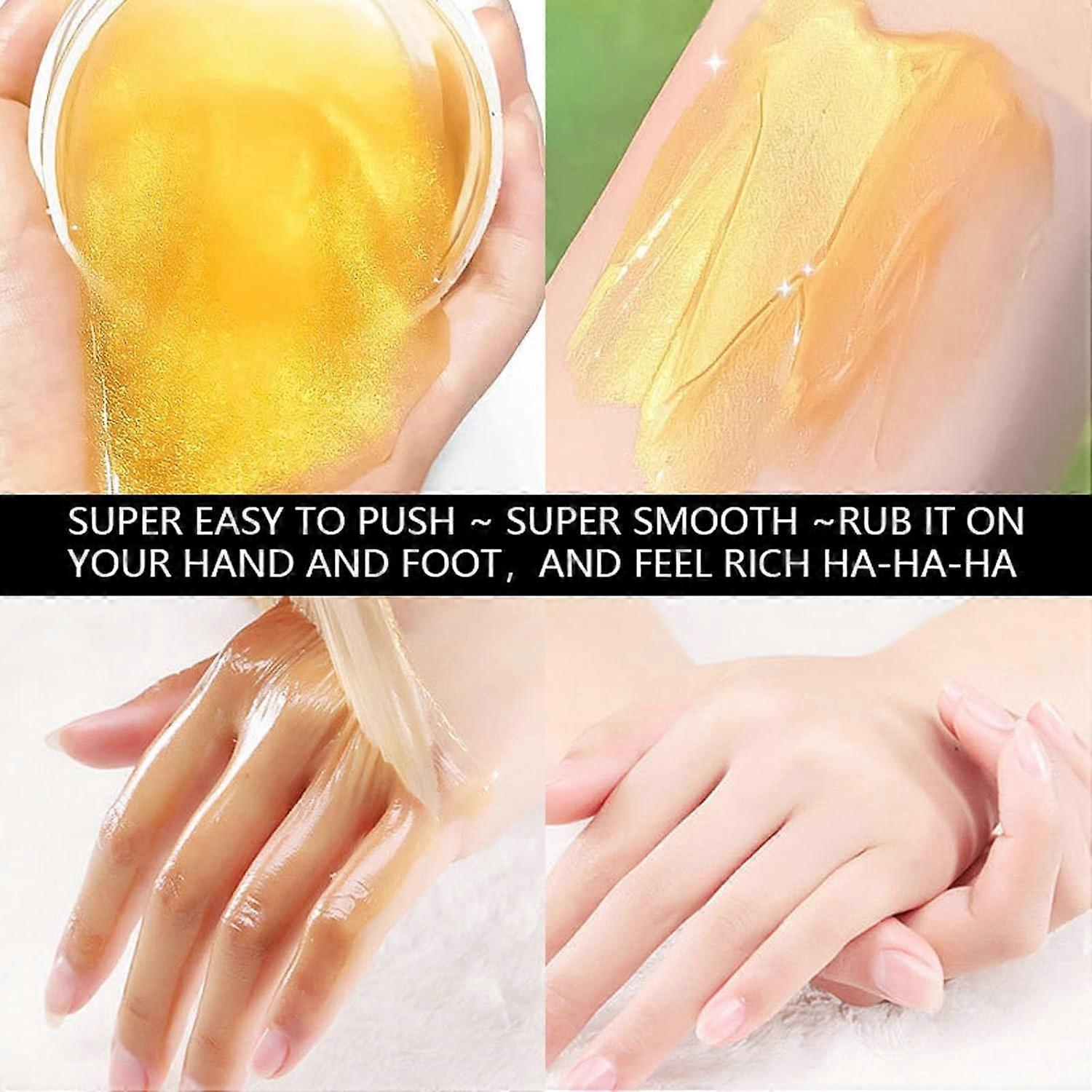 Upgraded Hydrating Peel off Hand Wax Mask, Vitamin C & Turmeric Hand ...