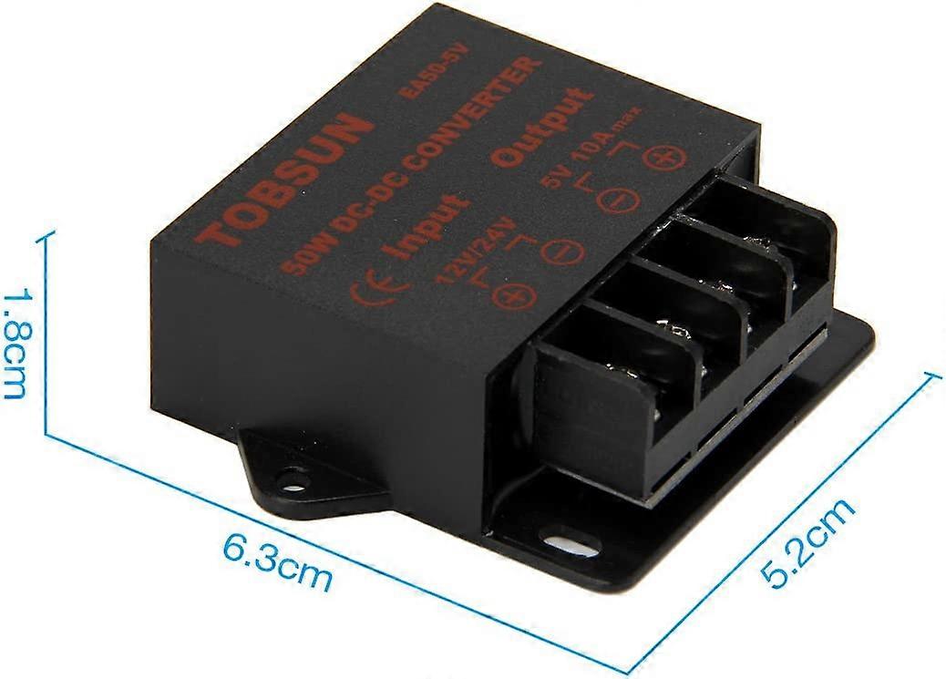 Converters DC DC Power Supply Transformer Step Down 12V~24V to 5V 10A ...
